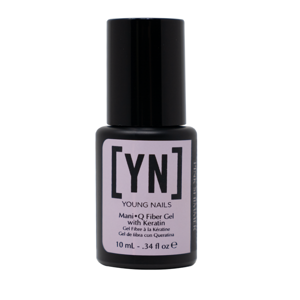 Mani•Q Fiber Gel with Keratin, Pink Shimmer, Bright Pink with a Pearl ...